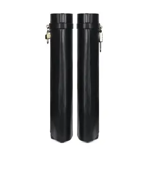 Givenchy Shark Lock Boots With Padlock Detailing - Black
