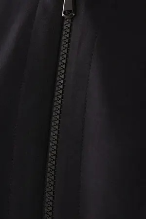Brunello Cucinelli Stretch Lightweight Hooded Sweatshirt With Monili Embroidery - Black