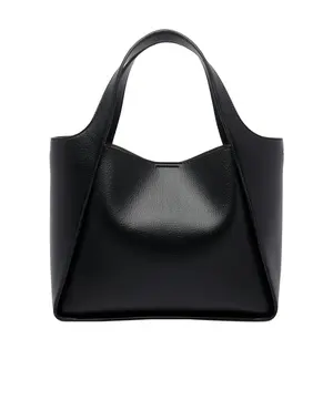 Stella McCartney Logo Detailed Small Crossbody Bag - Black