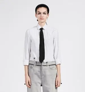 Dior Wrinkle Detailed Tie