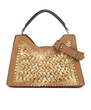 GIANNI CHIARINI Aurora Woven Shoulder Bag