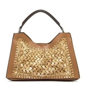 GIANNI CHIARINI Aurora Woven Shoulder Bag