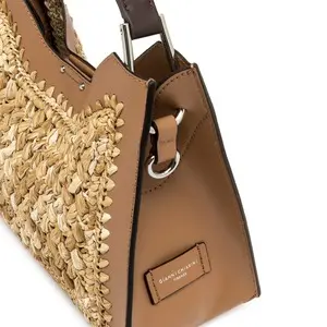 GIANNI CHIARINI Aurora Woven Shoulder Bag