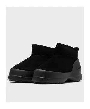 Moon Boot Luna Logo Debossed Slip-on Boots - Black
