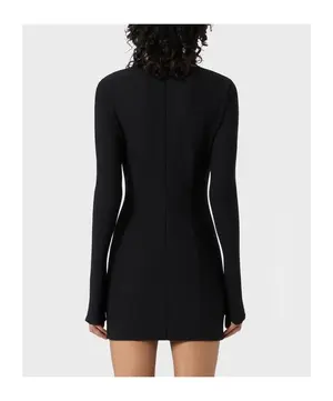 Blumarine Pin Decorated Compact Knitted Dress