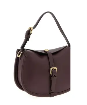 Etro Small Pony Leather Shoulder Bag - Brown