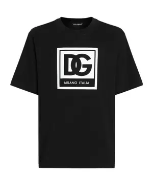 Dolce & Gabbana Dolce Gabbana Logo Printed Crewneck T-shirt