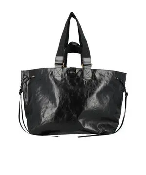 Isabel Marant Étoile Logo Shoulder Bag - Black