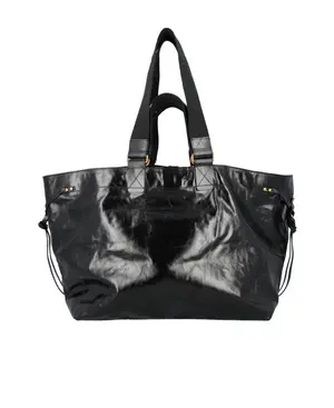 Isabel Marant Étoile Logo Shoulder Bag - Black