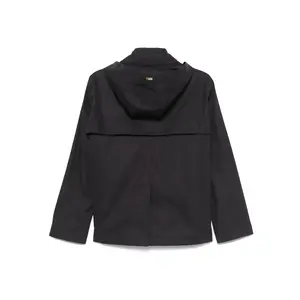 Herno Double-breasted Long-sleeved Casual Jacket With Vented Back - Black