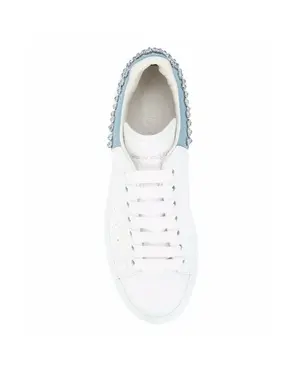 Alexander McQueen Logo Lace-up Sneakers - White
