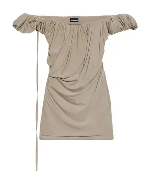 Jacquemus La Robe Ciceri Draped Mini Dress