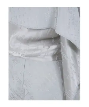 MAISON MARGIELA Folded Jacquard Top - Gray