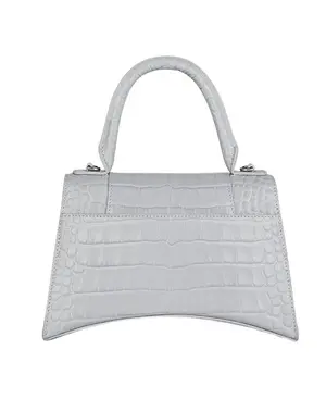 Balenciaga Hourglass Small Top Handle Bag - Gray