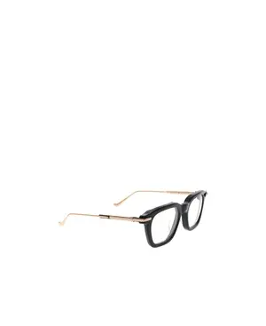 Chrome Hearts Logo Flat Mirror Eyeglasses - Black