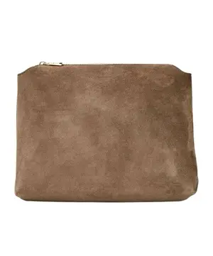 Khaite Lina Zipped Crossbody Bag - Brown