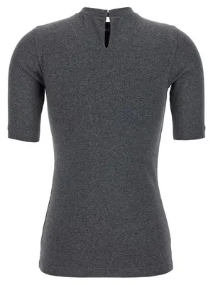 Brunello Cucinelli Crewneck Short-sleeve Top