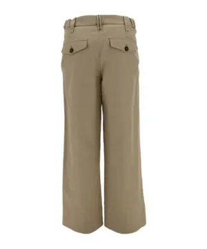 Brunello Cucinelli Embellished Cropped Chino Trousers