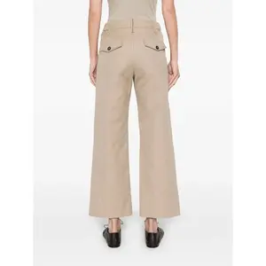 Brunello Cucinelli Embellished Cropped Chino Trousers