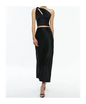 ALICEOLIVIA Piera One-shoulder Twisted Vest