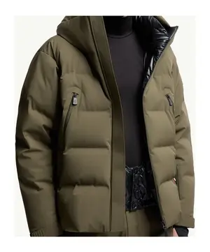 Moncler Zip-up Padded Hooded Snow Jacket