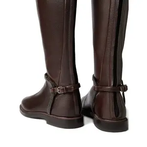 Brunello Cucinelli Knee-high Buckled Boots - Brown
