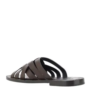 Brunello Cucinelli Woven Flat Sandals - Black