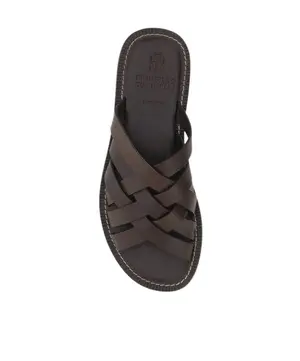 Brunello Cucinelli Woven Flat Sandals - Black