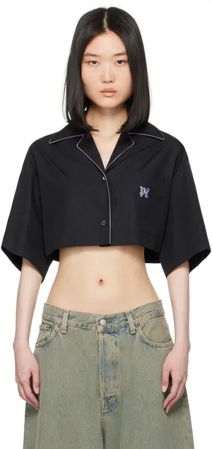 Palm Angels Cropped Shirt