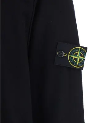 Stone Island Crew Neck Knitted Sweater - Black