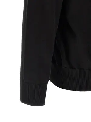 Stone Island Crew Neck Knitted Sweater - Black
