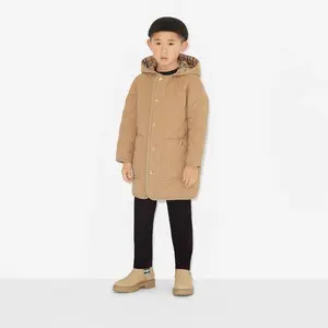 Burberry Diamond-quilted Hooded Coat