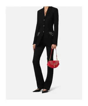 Versace Embellished Single-breasted Blazer