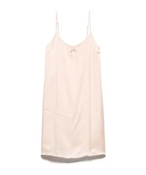 Prada Satin Slip Dress - Peach