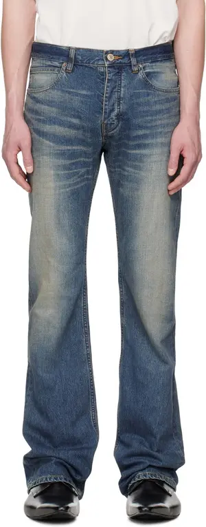 Balenciaga Straight-leg Jeans - Gray