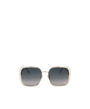 Dior Square Frame Sunglasses - Black