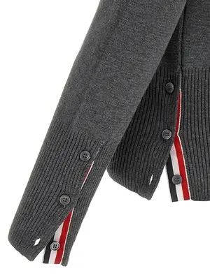 Thom Browne 4-bar Crewneck Knit Jumper