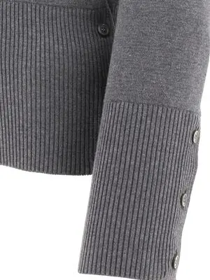 Thom Browne 4-bar Crewneck Knit Jumper
