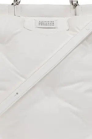 MAISON MARGIELA Quilted Tote Bag With Logo Patch