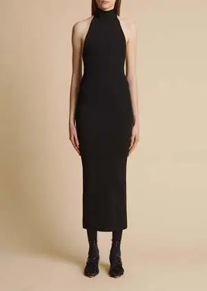 Khaite The Suzanne Ribbed Midi Dress