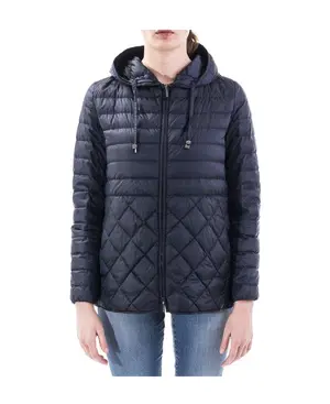 Max Mara Etresi Long-sleeved Hooded Down Jacket