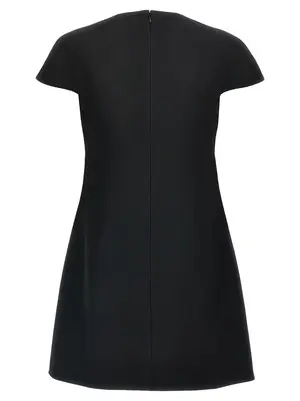 Prada Sablé Compact Short Dress