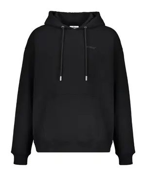 Off-White Arrow Logo Hoodie - Black