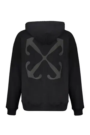 Off-White Arrow Logo Hoodie - Black