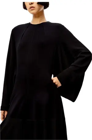 Loewe Long-sleeve Handkerchief Hem Dress