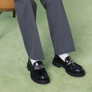 Gucci Gg Chain Embellished Platform Loafers