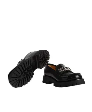 Gucci Gg Chain Embellished Platform Loafers