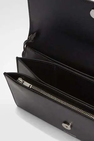 JIL SANDER Tassel Crossbody Bag - Black