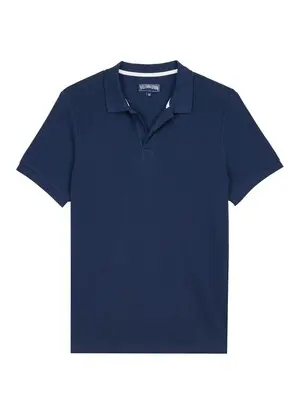 Vilebrequin Logo-print Polo Shirt - Blue