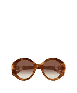 Chloé Round Frame Sunglasses - Brown